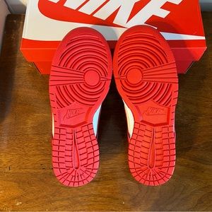 Nike | Shoes | Nike Dunk Low Red Satin | Poshmark